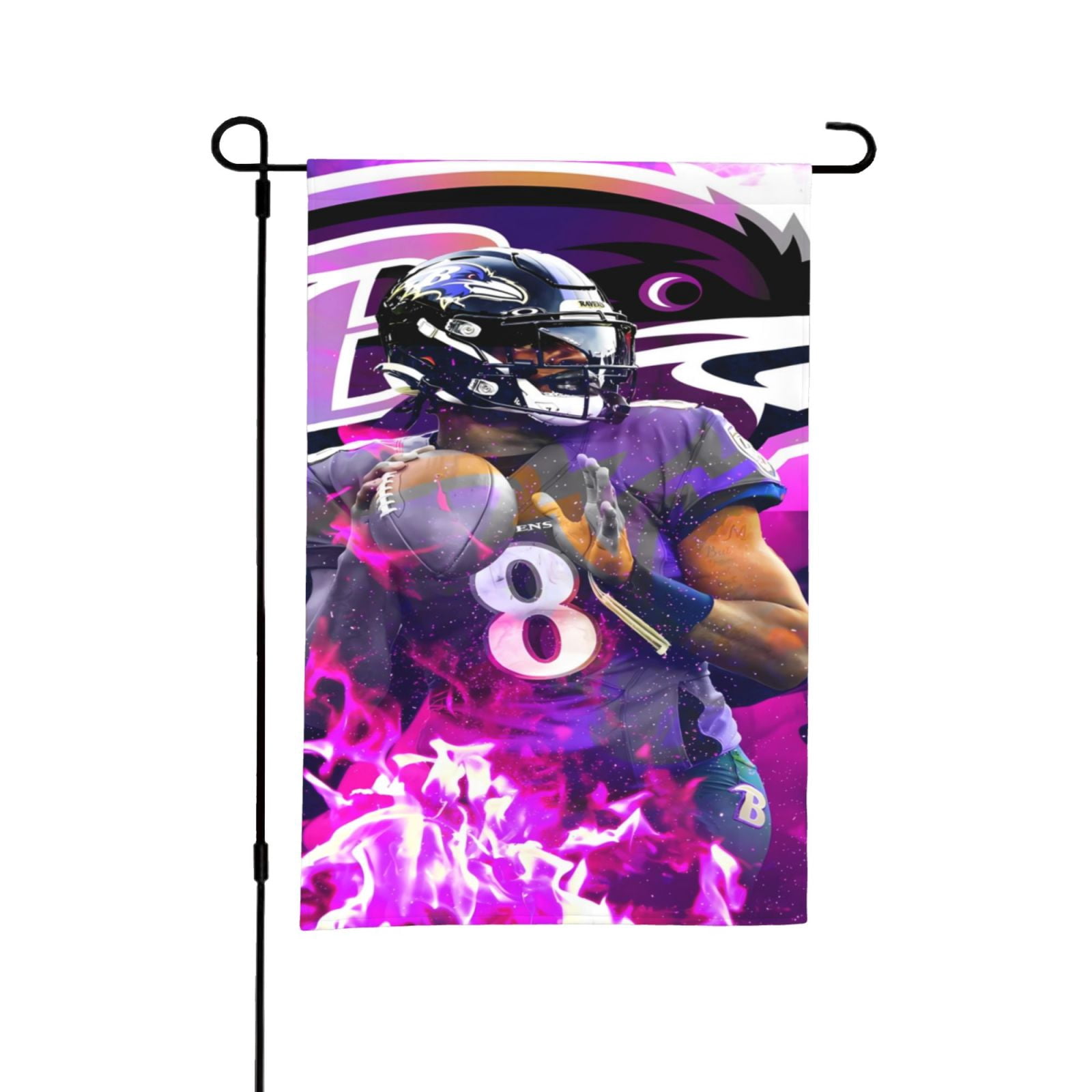 Ravens Football Team Double Sided Garden Flag, Yard Flag 12x18 Inch ...