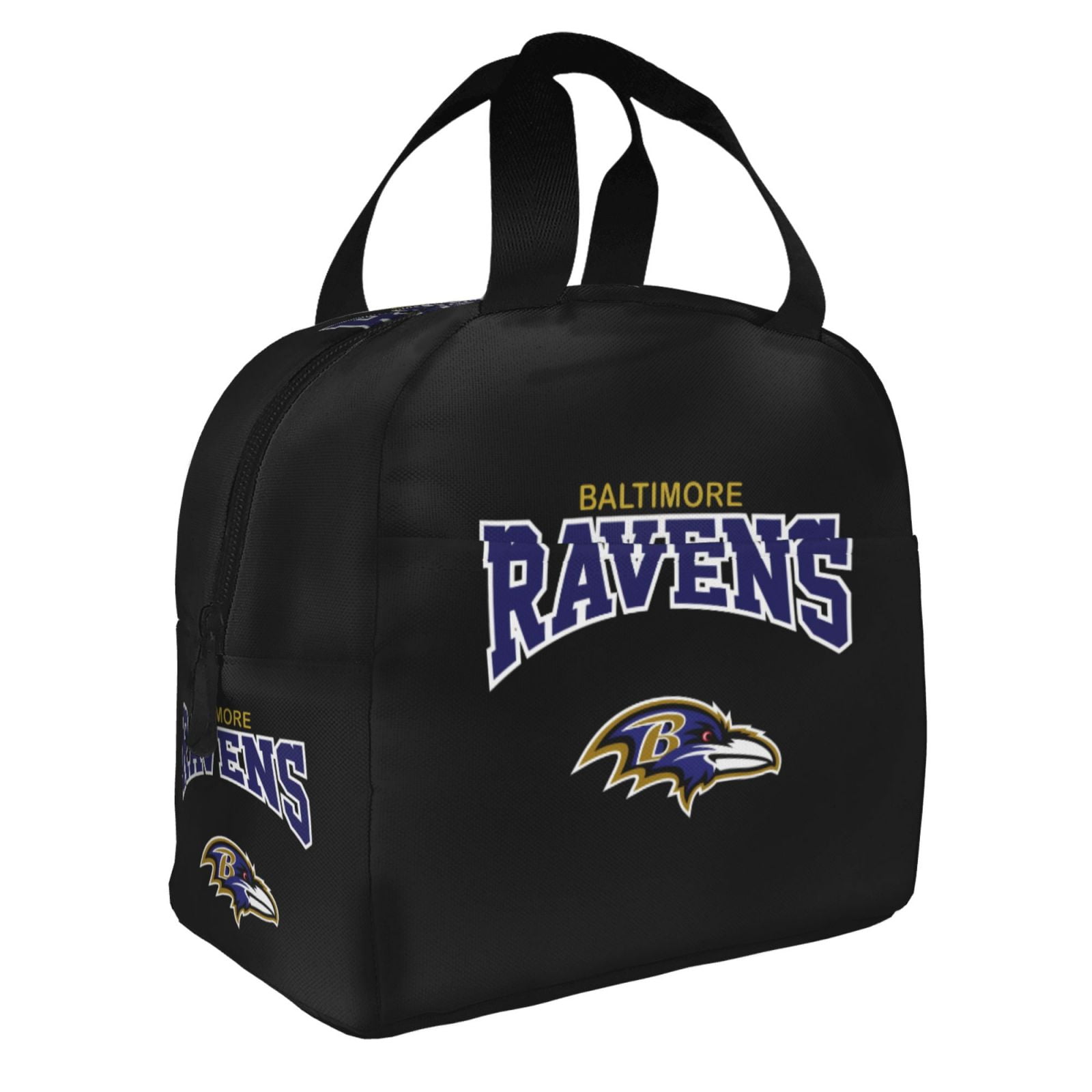 Ravens Football Team Portable Aluminum Foil Thick Insulated Lunch Bag ...