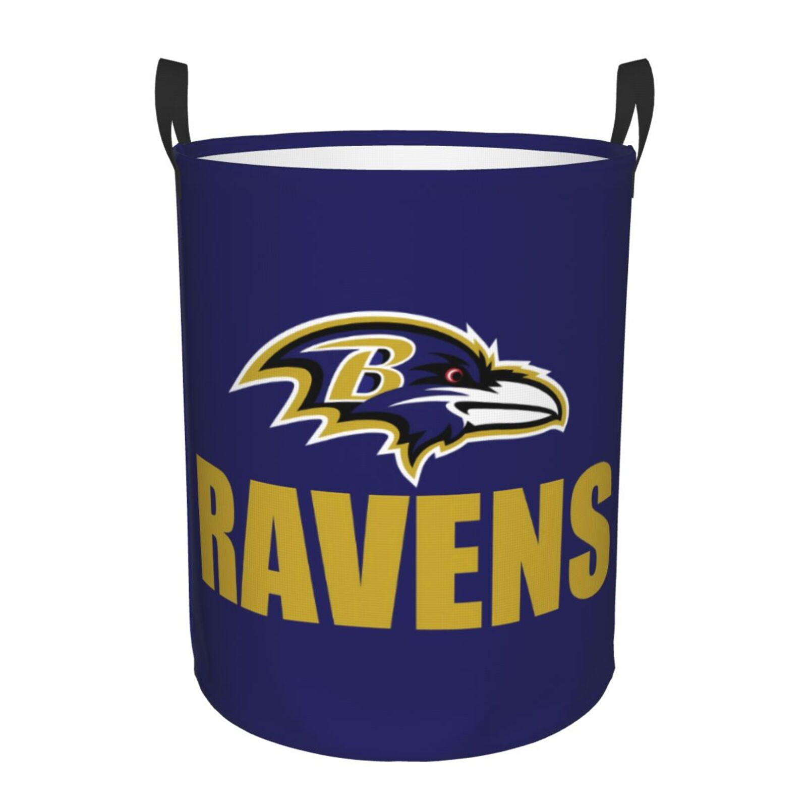 Ravens Football Team Round Single Layer Laundry Basket, Baby Round ...
