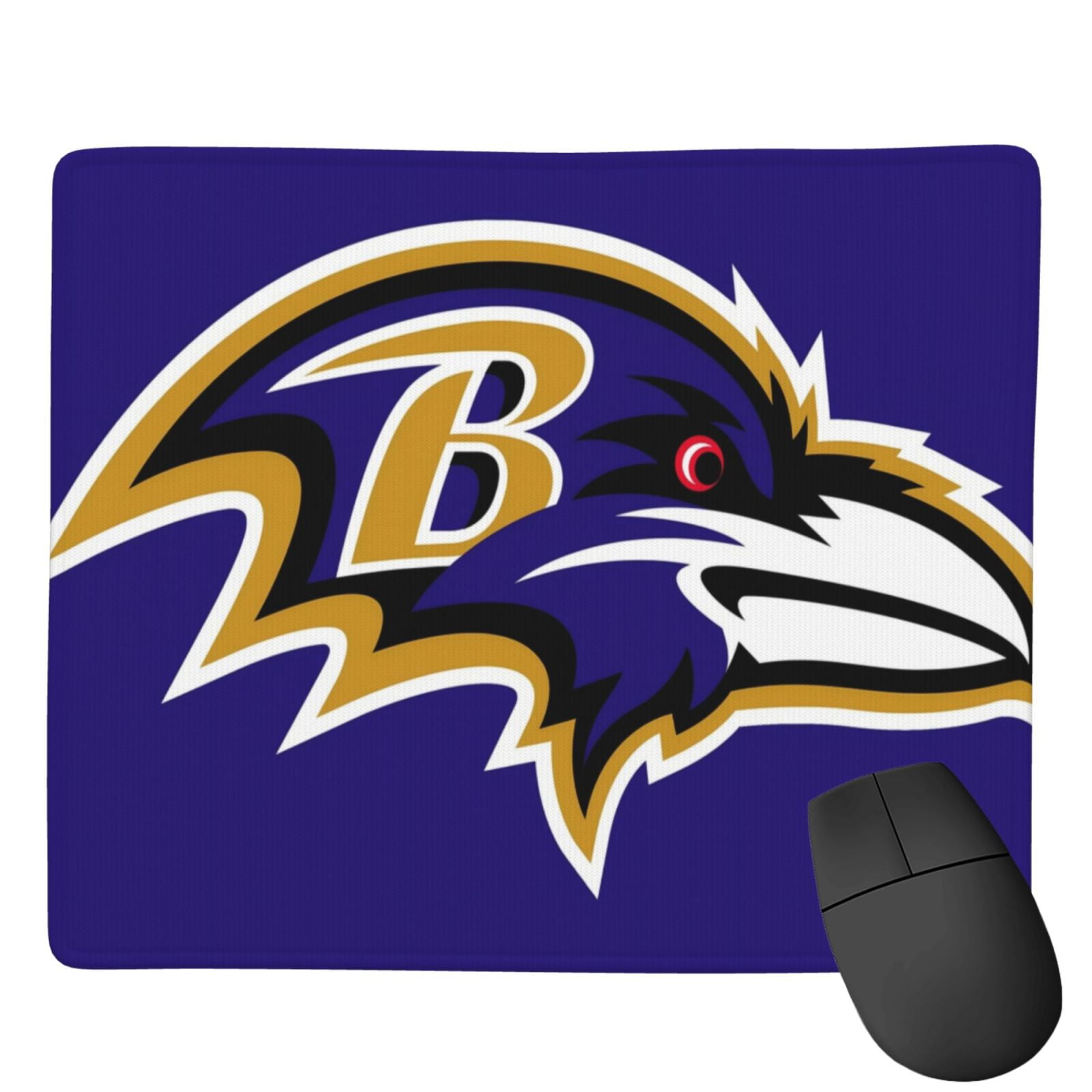 Ravens Football Theme Mouse Pad 7x9 Inch - Non-slip Rubber Bottom ...