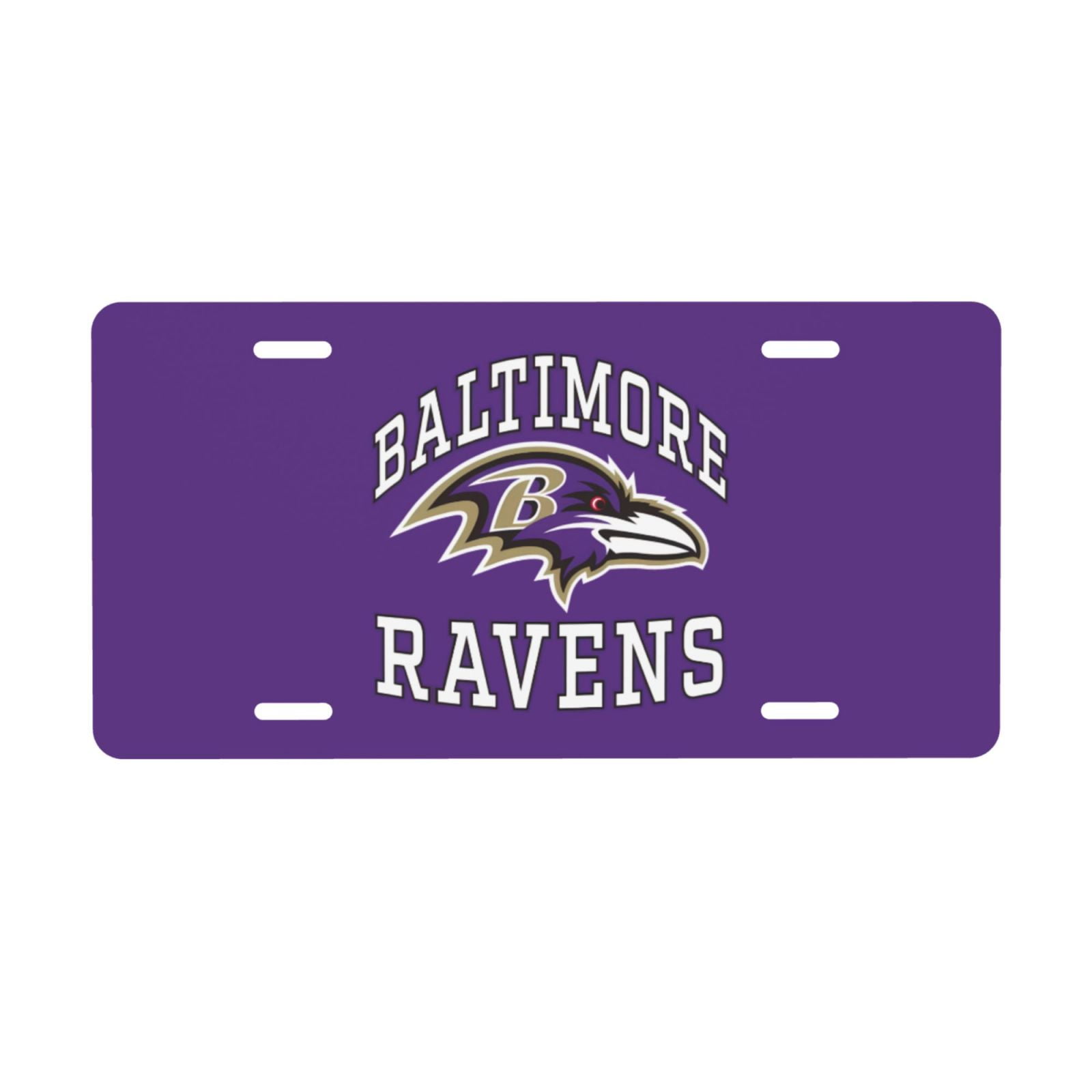 Ravens Football team customized car aluminum front license plate, car ...
