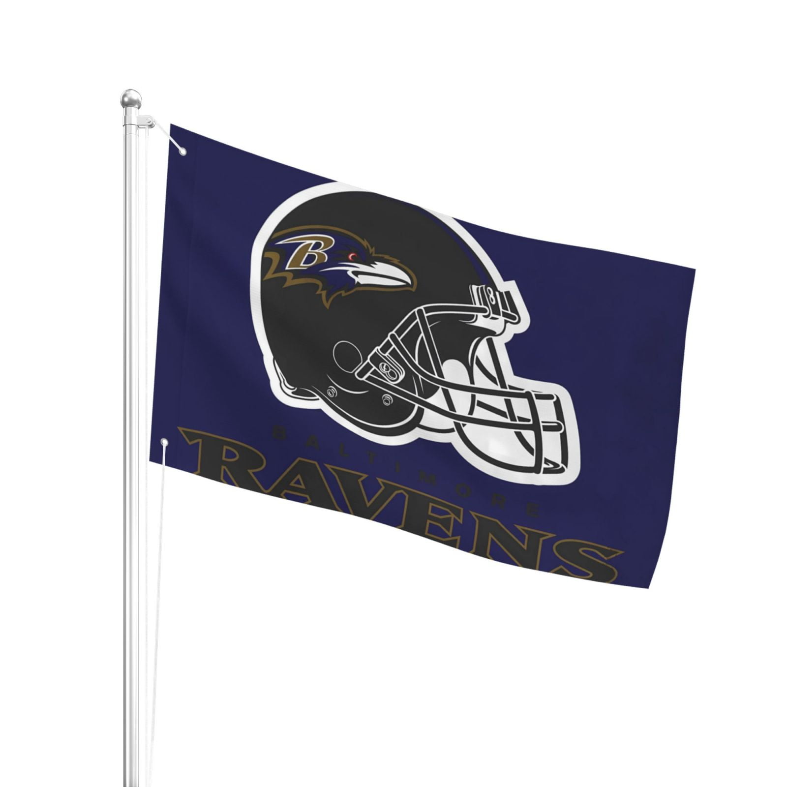 Ravens Three Layer personalized Double Sided Flag Football Fans ...