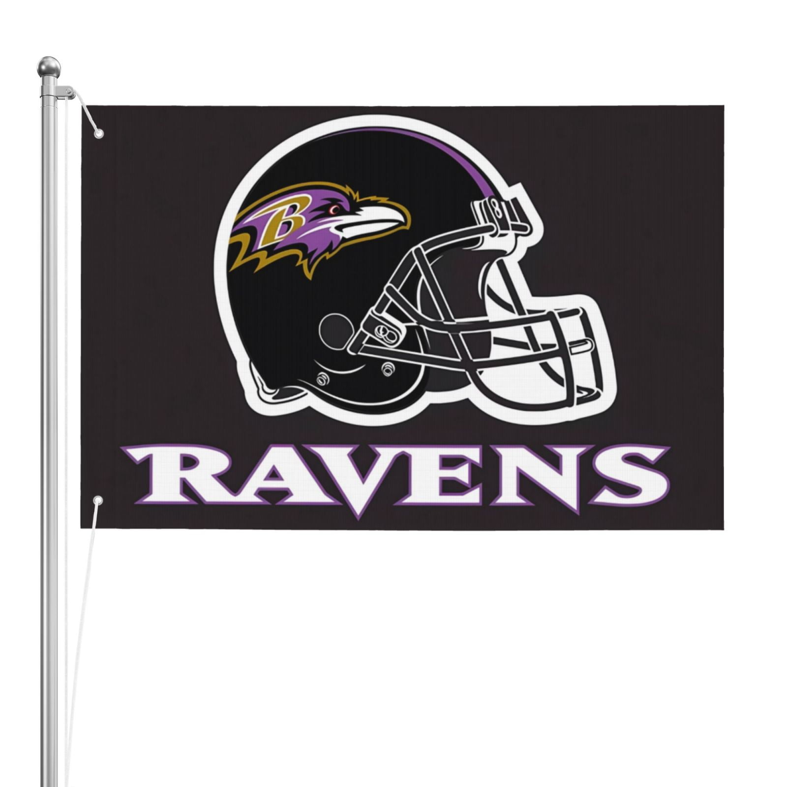 Ravens Three Layer personalized Double Sided Flag Football Fans ...