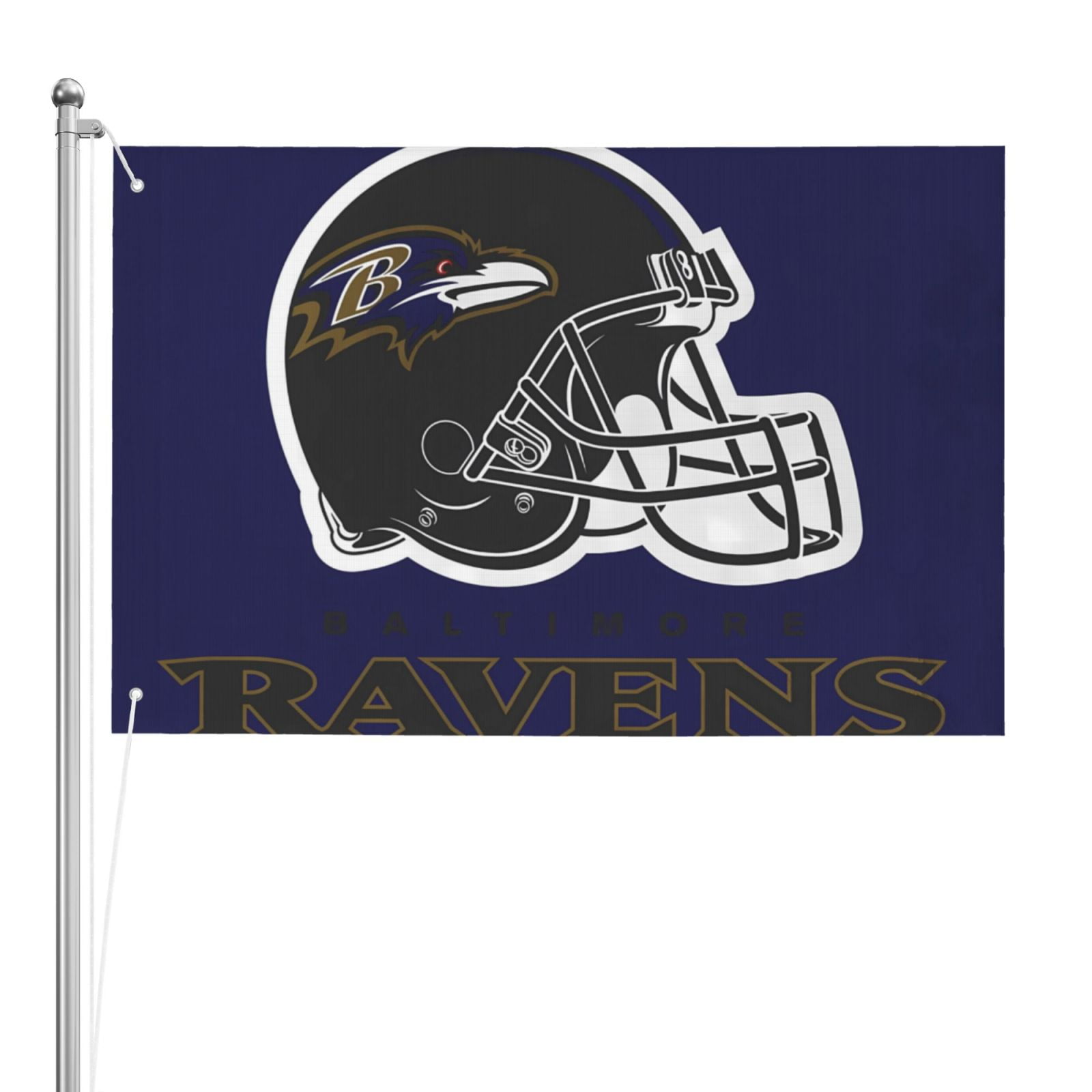 Ravens Three Layer personalized Double Sided Flag Football Fans ...