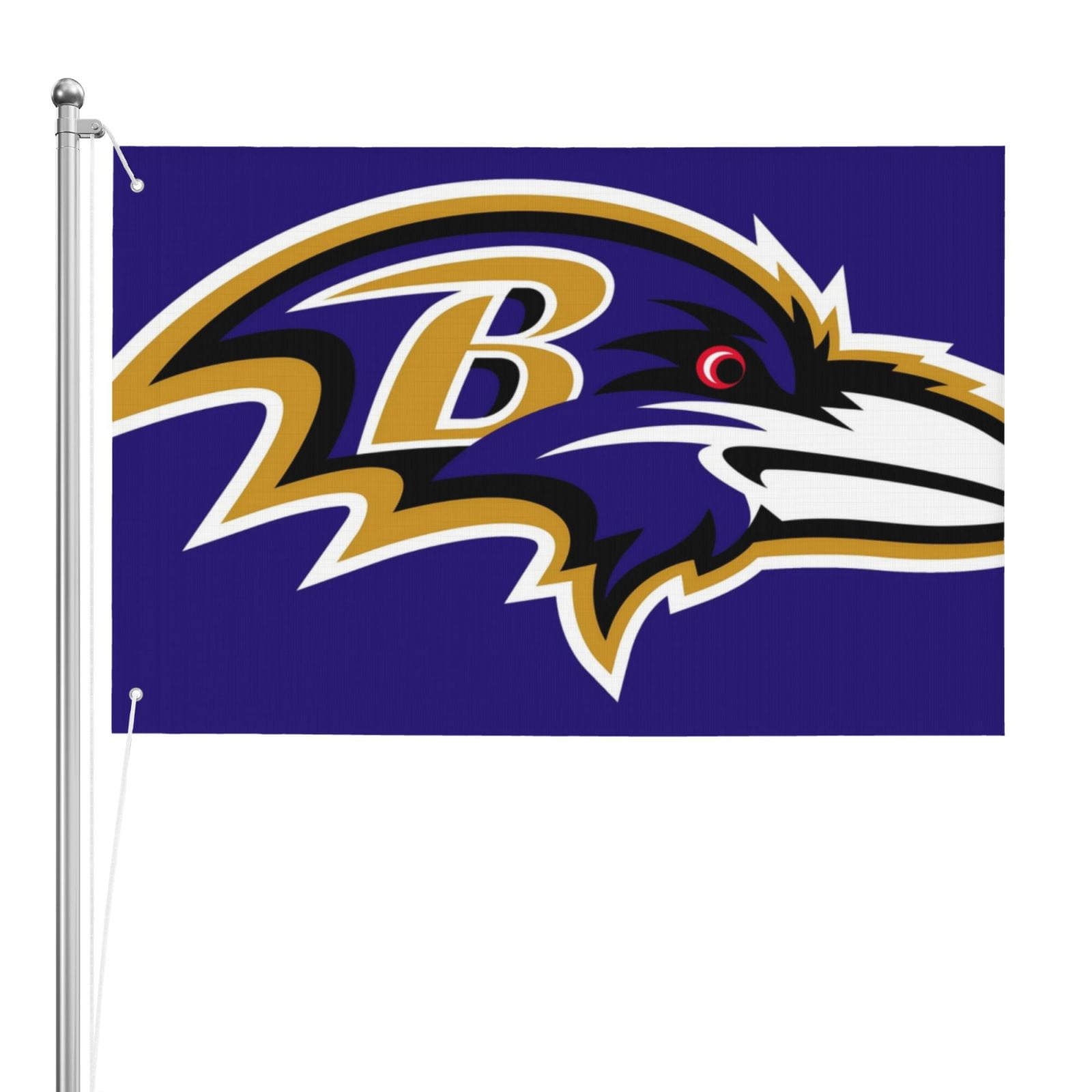 Ravens Three Layer personalized Double Sided Flag Football Fans ...