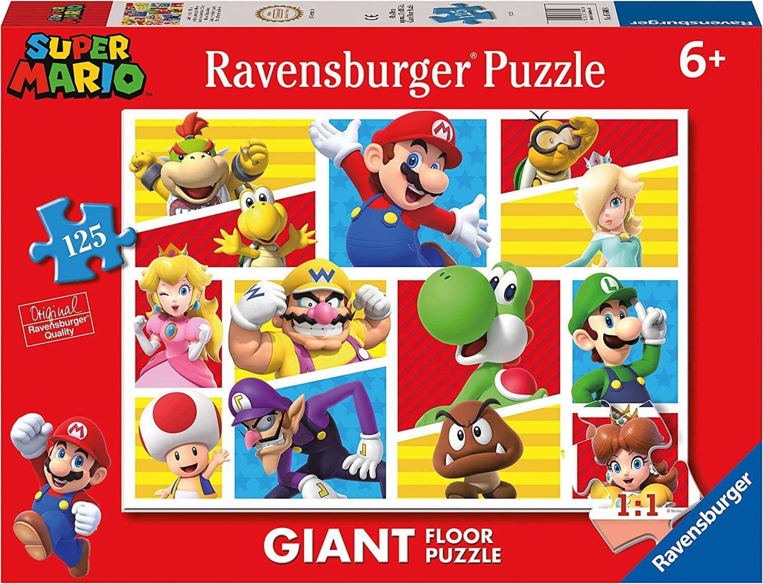 Ravensburger 05640 - Super Mario Toys (Giant)-125 Piece Puzzle ...