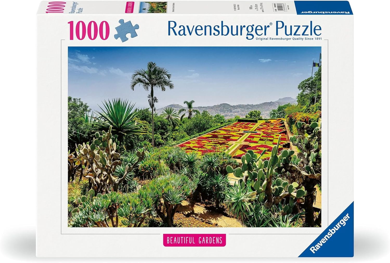 Ravensburger 12000853, Beautiful Gardens Botanical Garden, Madeira 1000 ...