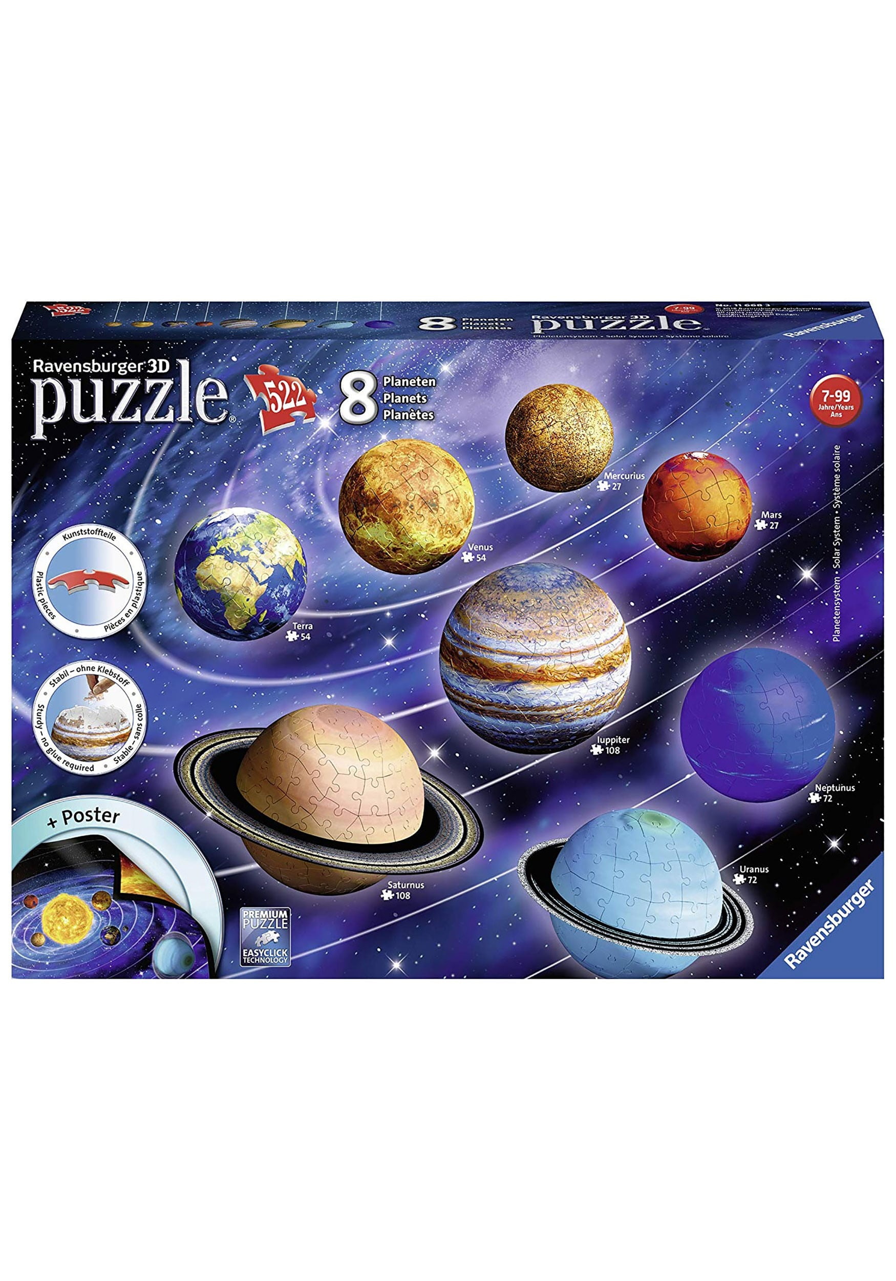 3d Solar System Puzzle