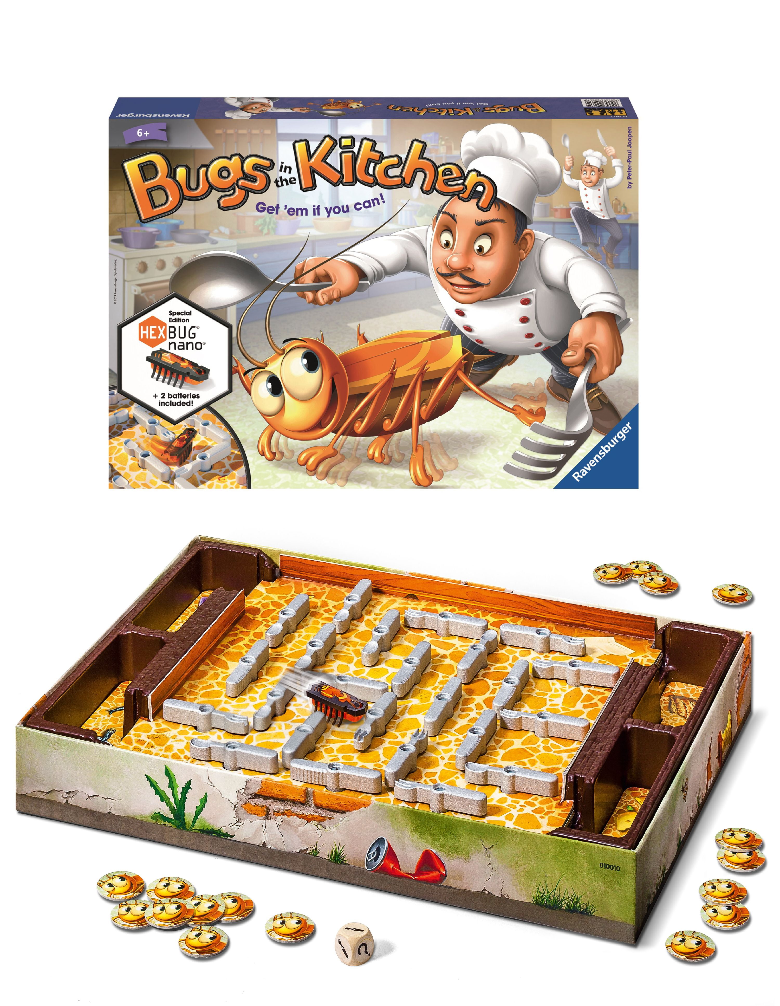 Free Shipping! Ravensburger - Bugs in the Kitchen - Family Board Game ...