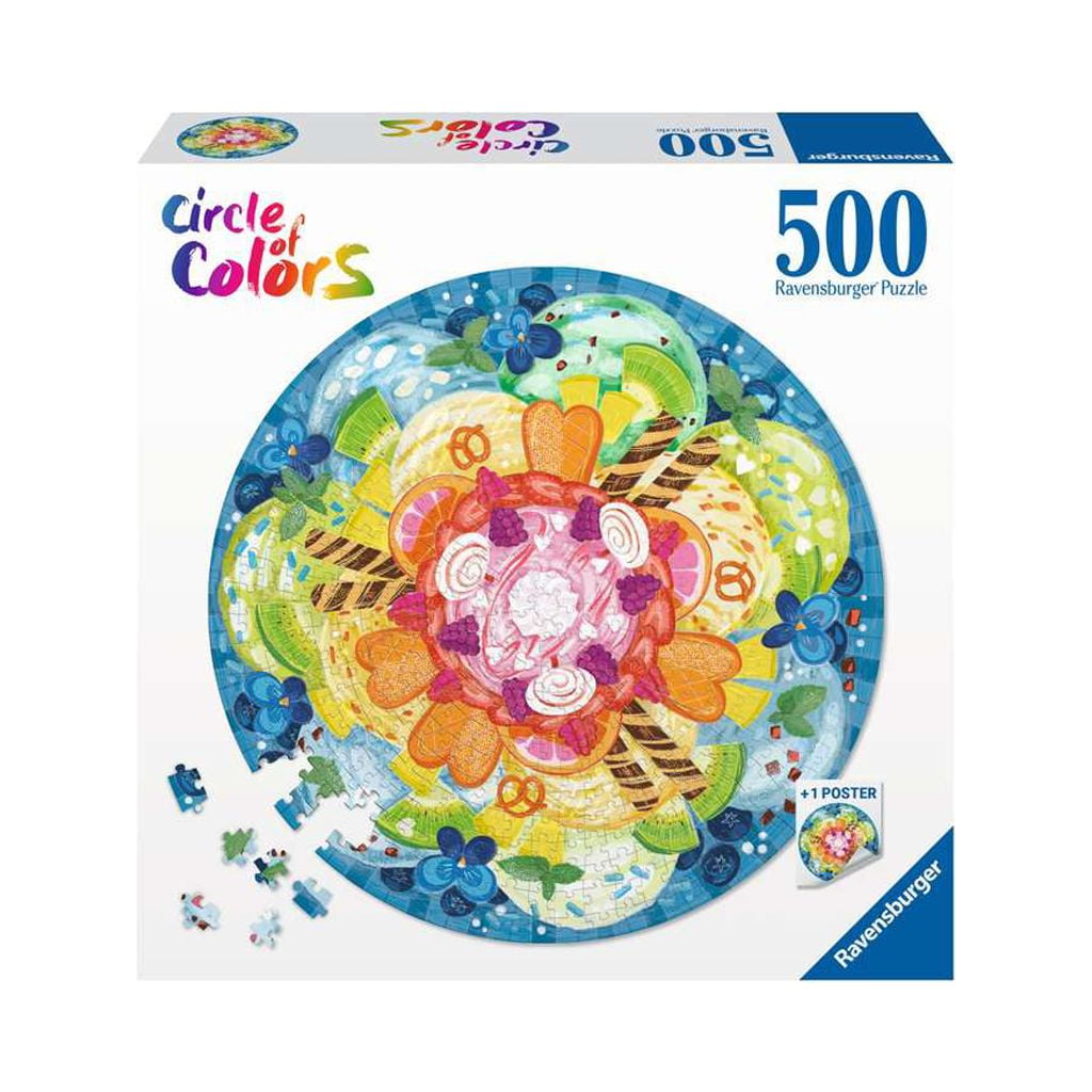Ravensburger Circle of Colors: Ice Cream Jigsaw Puzzle - Walmart.com