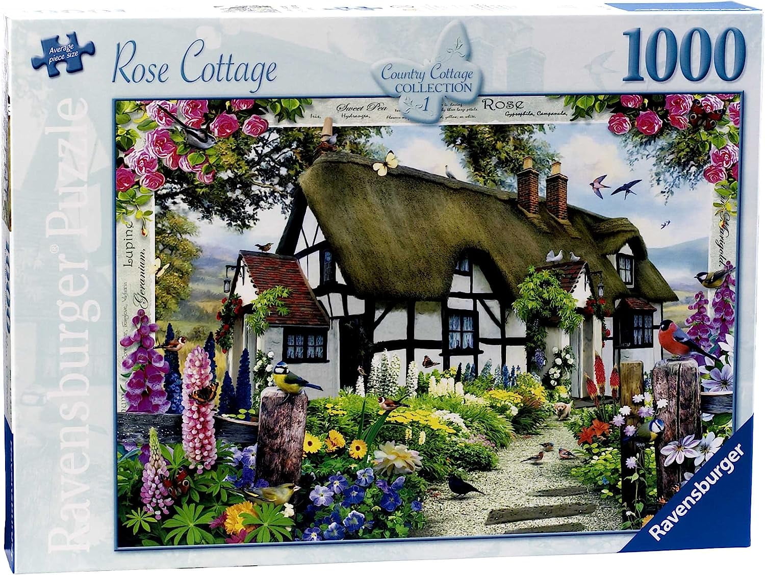 Ravensburger Country Cottage Collection No.1 - Rose Cottage, 1000pc ...
