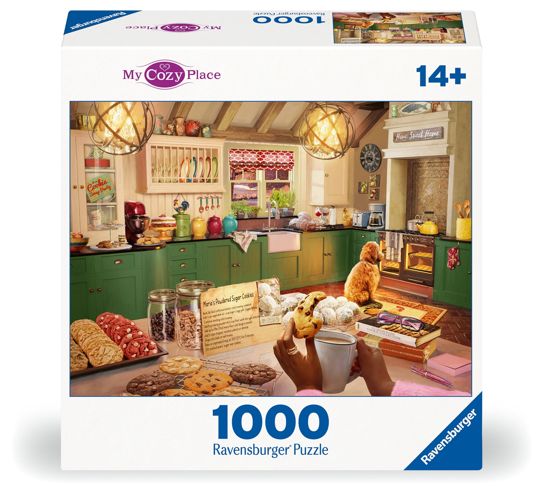 Ravensburger Cozy Puzzle Series - Cozy in The Kitchen 1000 Piece Jigsaw ...