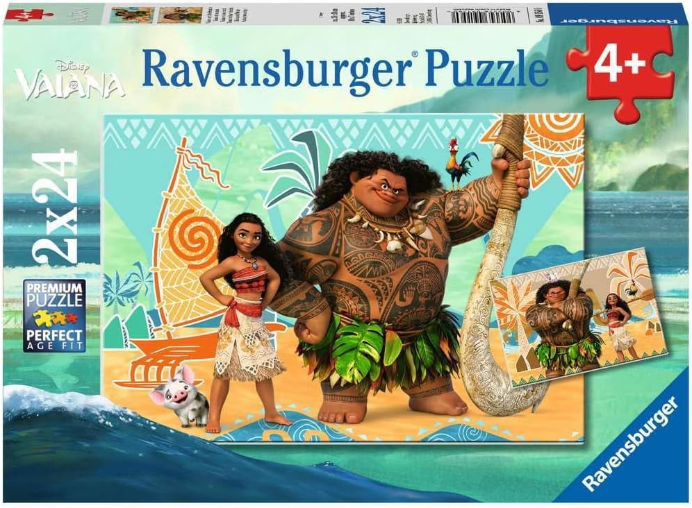 Ravensburger - Disney 2 Puzzles 24 pieces Moana, 09156 - Walmart.com