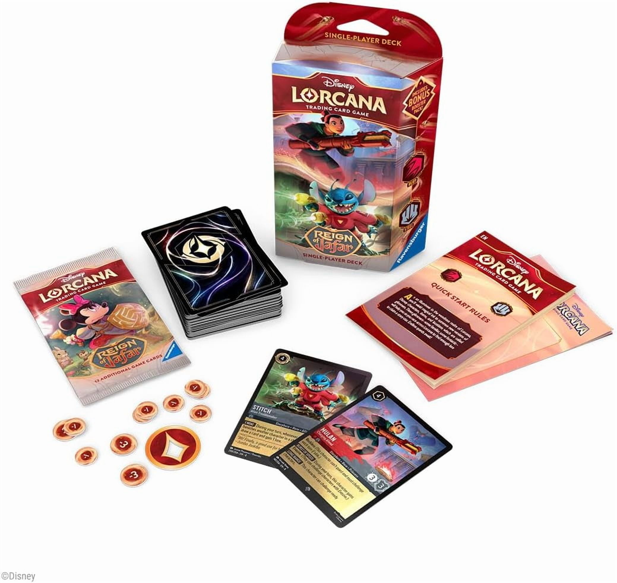 Ravensburger Disney Lorcana TCG: Reign of Jafar Single-Player Deck ...