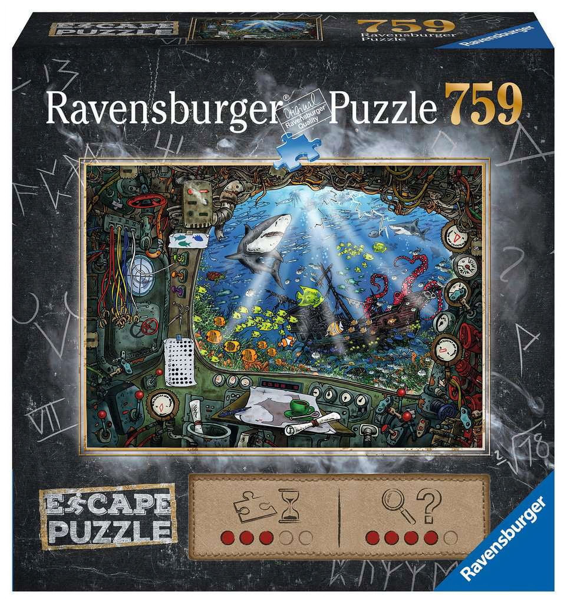 Ravensburger ESCAPE 4 Submarine Jigsaw Puzzle - Walmart.com