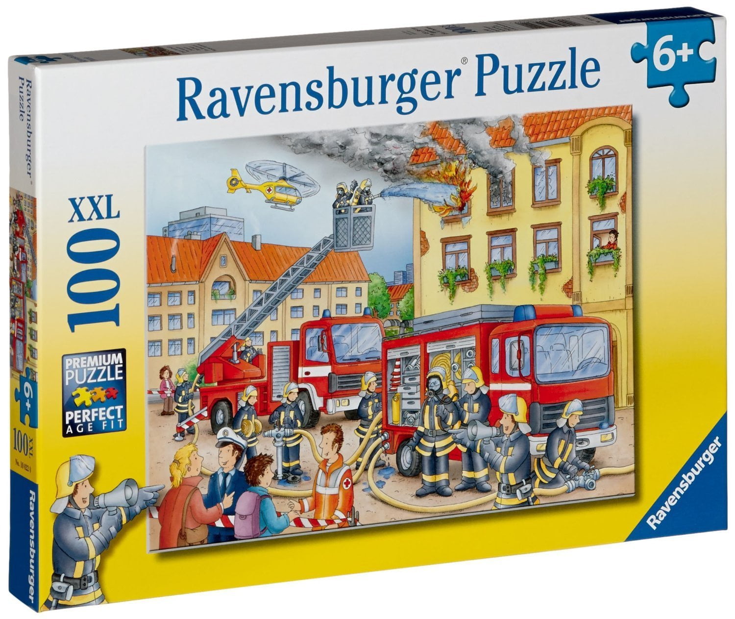 Ravensburger - Fire Department Puzzle for Kids 100 Extra Large XXL ...