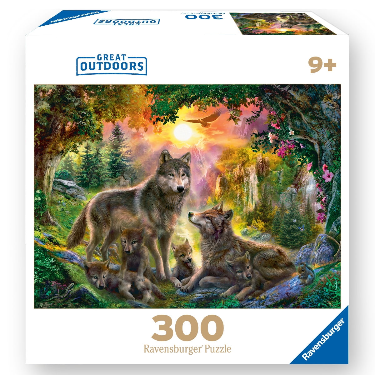 Ravensburger Autumn Wolves 300 Piece Jigsaw Puzzle - Walmart.com