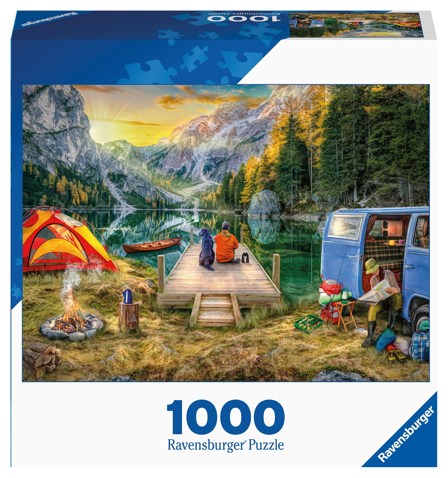 Ravensburger Calm Campsite 300 Piece Jigsaw Puzzle - Walmart.com