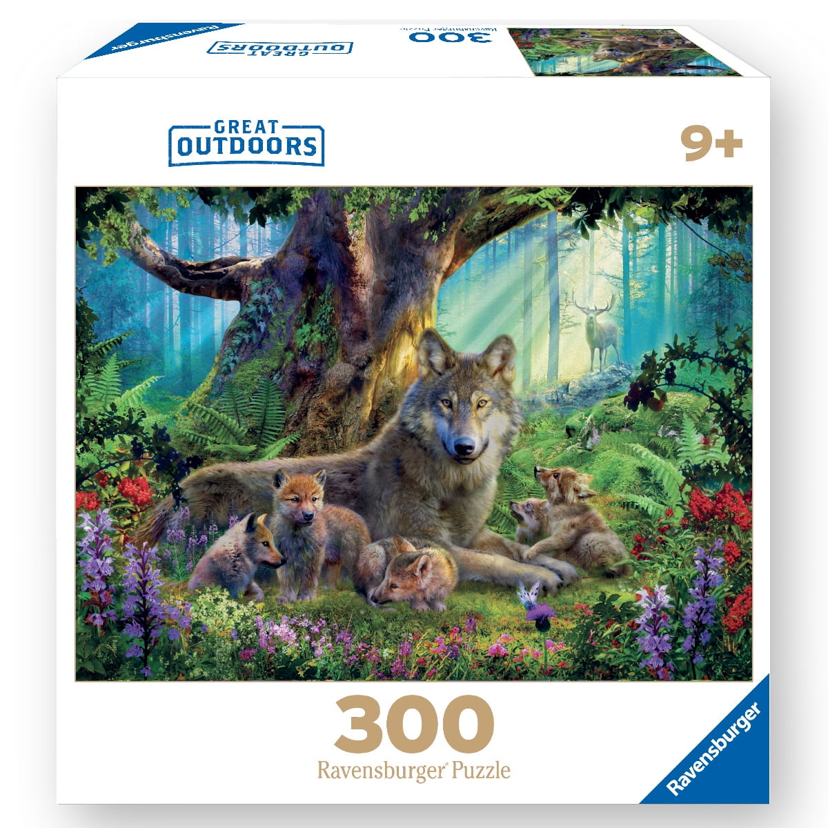 Ravensburger Great Outdoors Puzzle Series | Wolves in the Forest | 300 ...