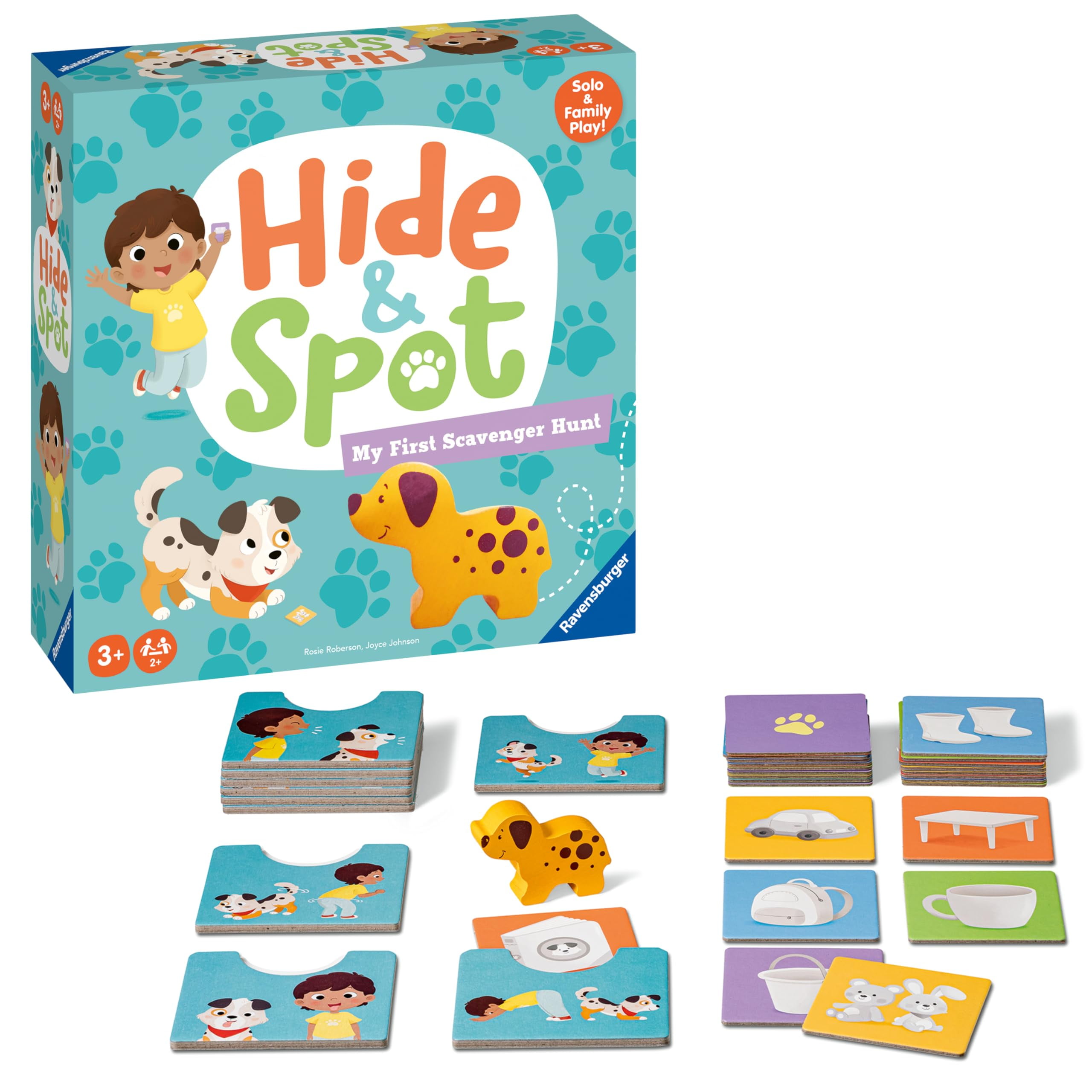 Ravensburger Hide & Spot Preschool Game - Family Scavenger Hunt Activity for Children Ages 3 and ...