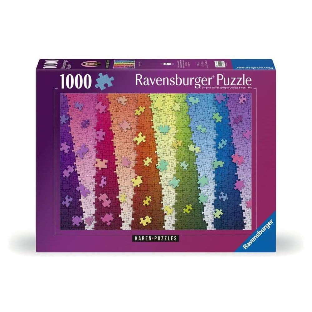 Ravensburger, Karen Colors on Colors 1000 Piece Puzzle - Walmart.com