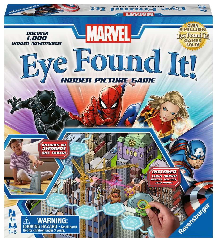 Ravensburger Marvel Superhero Eye Found It Game, Infinity Stones Quest ...