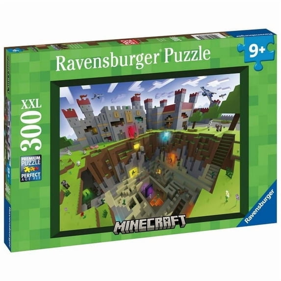 Ravensburger, Minecraft Cutaway Puzzle, 300 Piezas, XXL for Kids ...