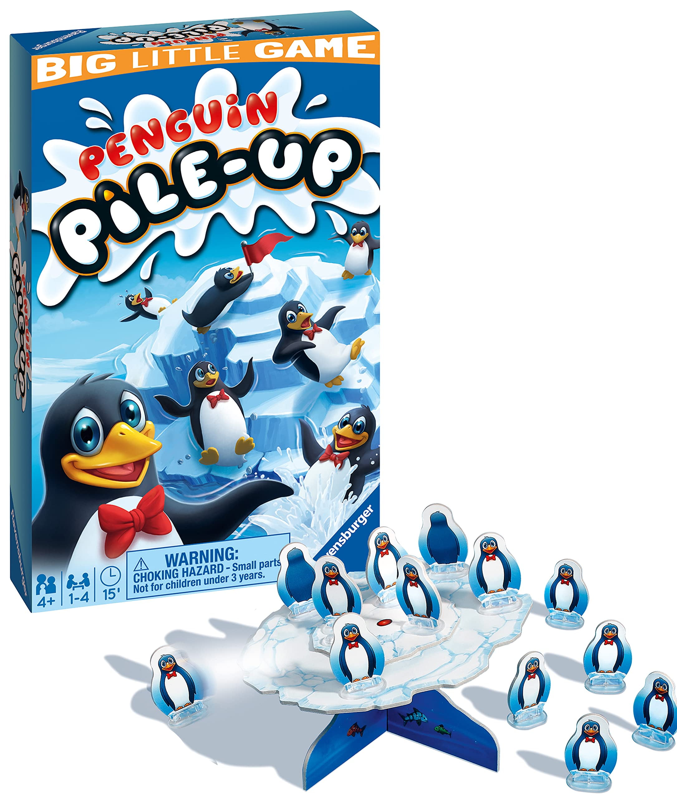 Ravensburger Penguin Pile Up Travel Game for Children Ages 4 Years and ...