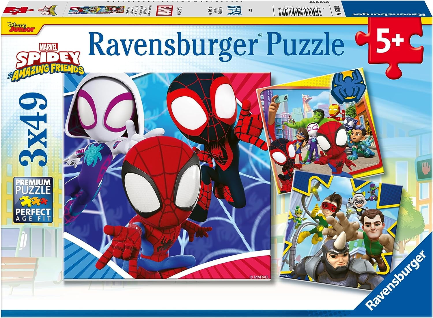 Ravensburger Puzzle 05730 Spidey 3x49p - Walmart.com