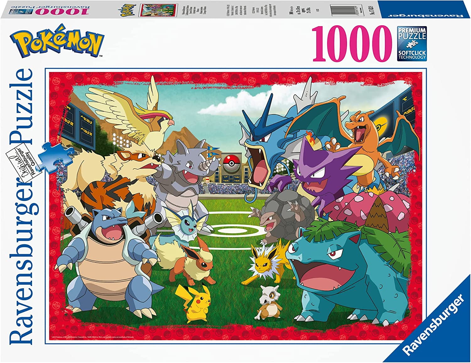 Ravensburger Puzzle 17453 - Pokémon Strength Fairs - 1000 Pieces ...