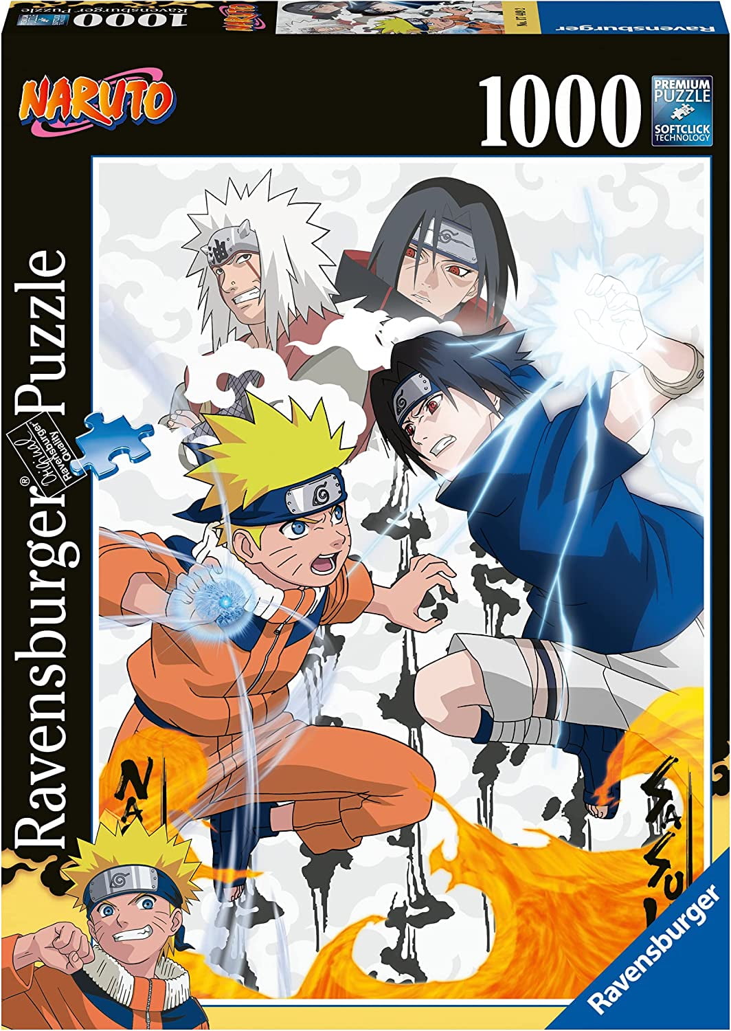 Ravensburger Naruto vs Sasuke Jigsaw Puzzle, 1000 Pieces, For Ages 14 ...