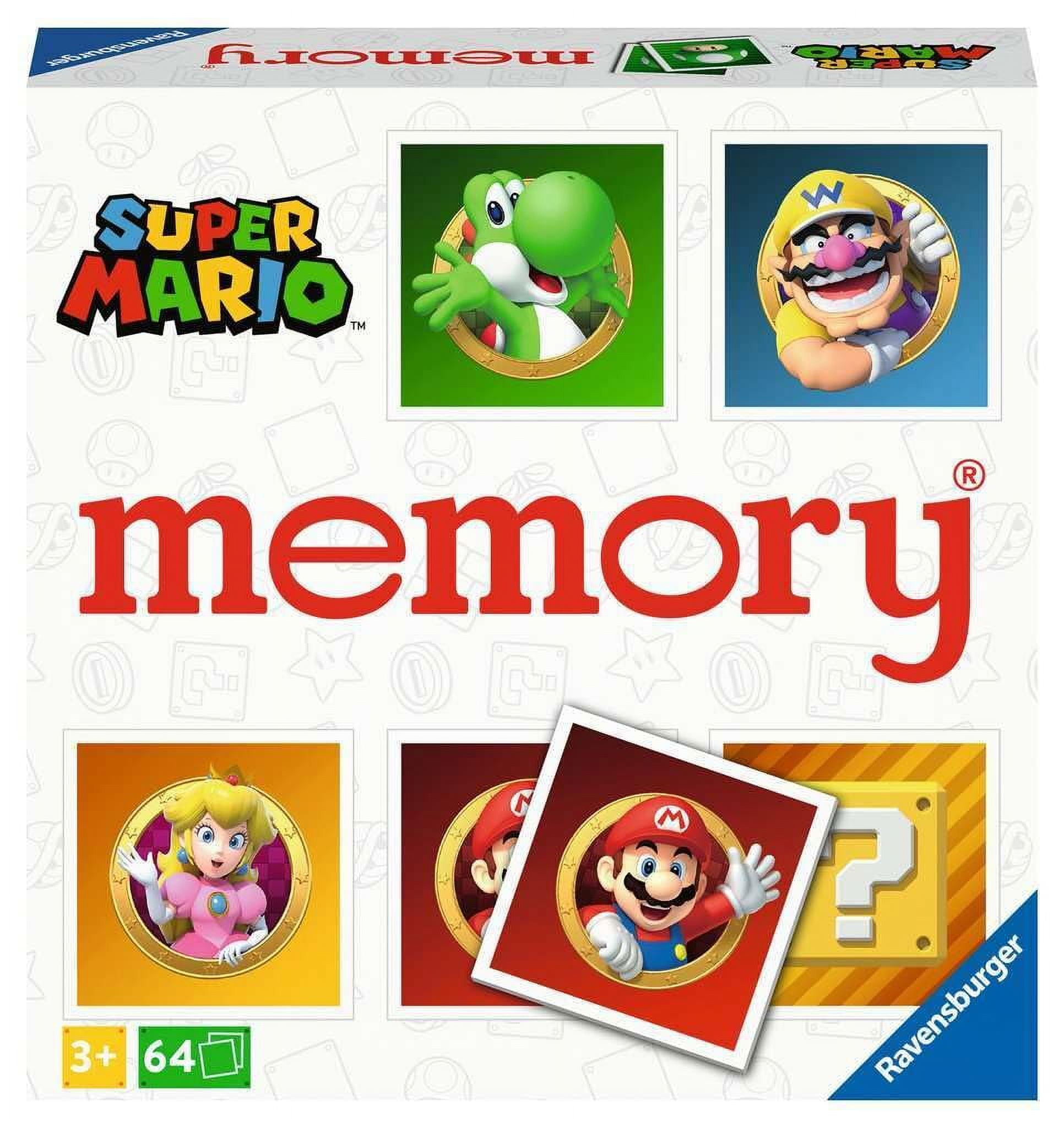 Ravensburger Super Mario Large Memory - Matching Picture Snap Pairs ...