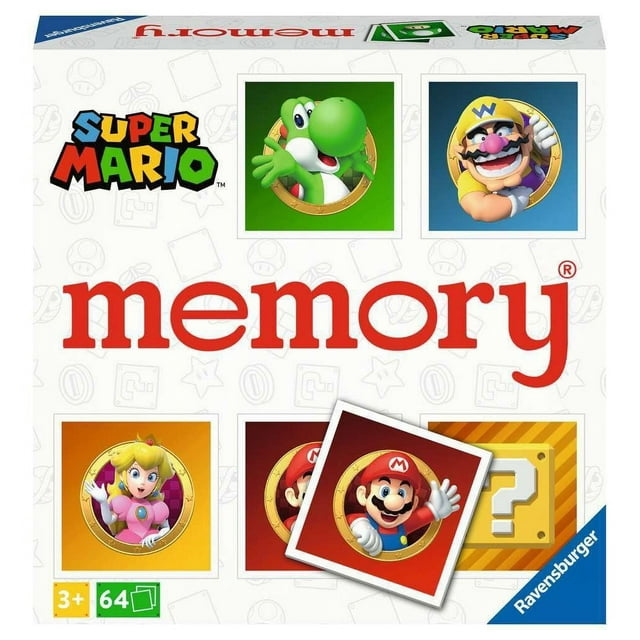 Ravensburger Super Mario Large Memory - Matching Picture Snap Pairs ...
