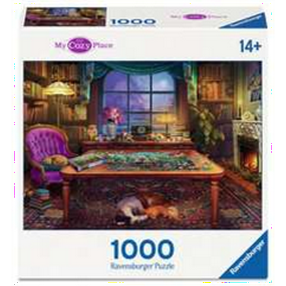 Ravensburger Wonder Forge Puzzle Series - Cozy Puzzler's Plac, 1000 Pc ...