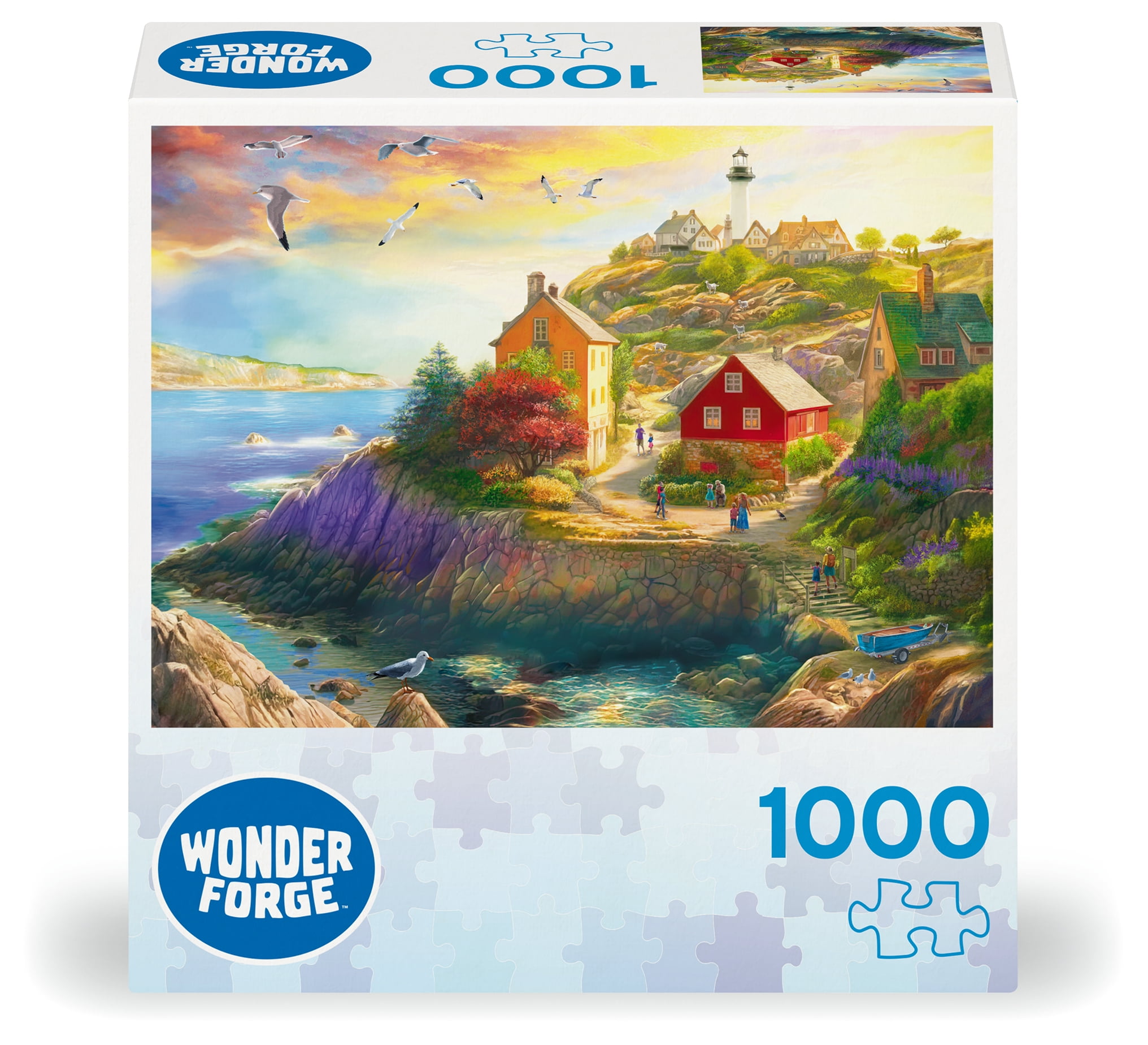 Ravensburger Wonder Forge Puzzle Series - Goat Hill Lighthouse (2024), 1000 Piece Jigsaw Puzzle ...