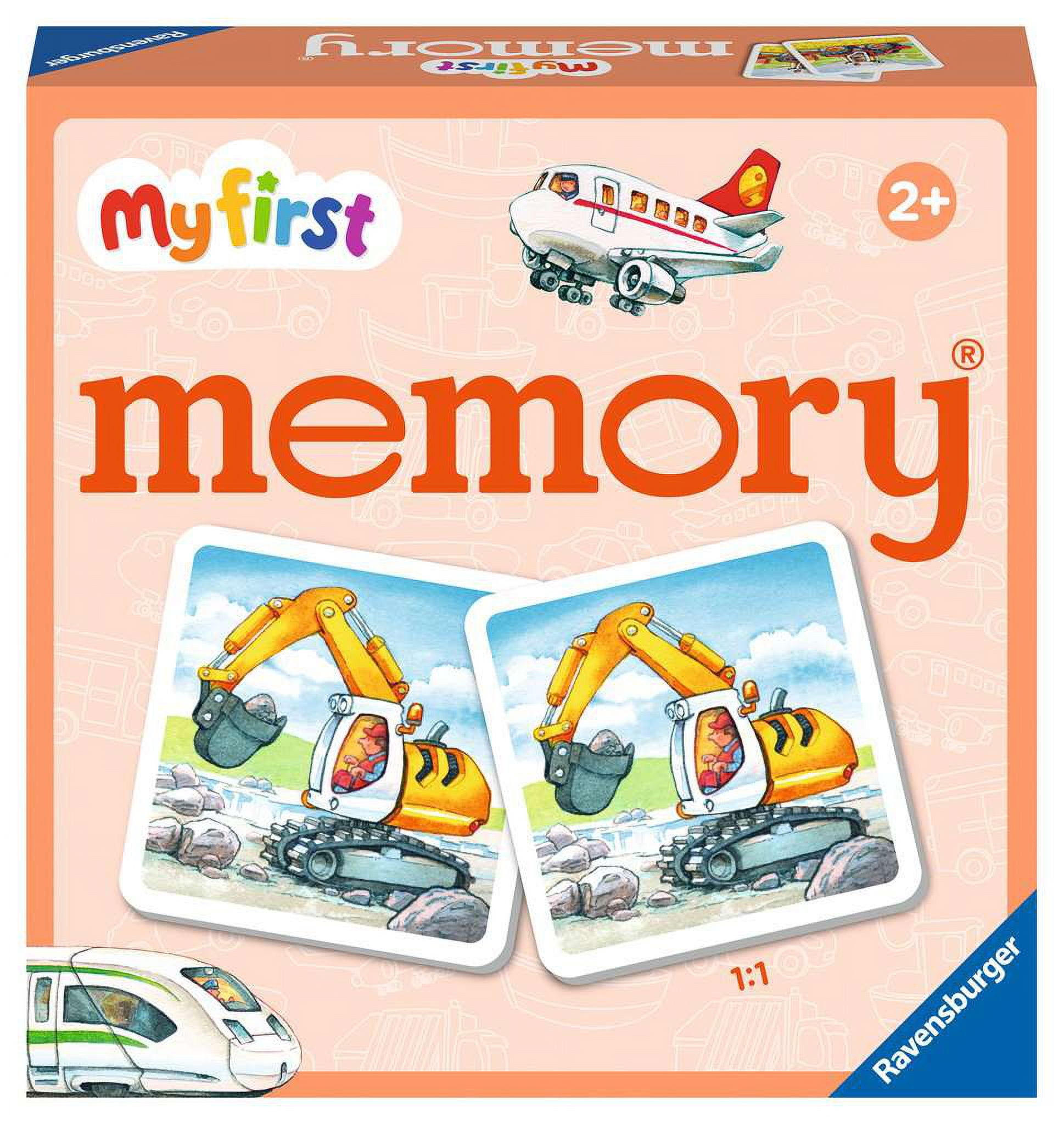 Ravensburger Kids Memory Match Board Game for Preschoolers - My First ...