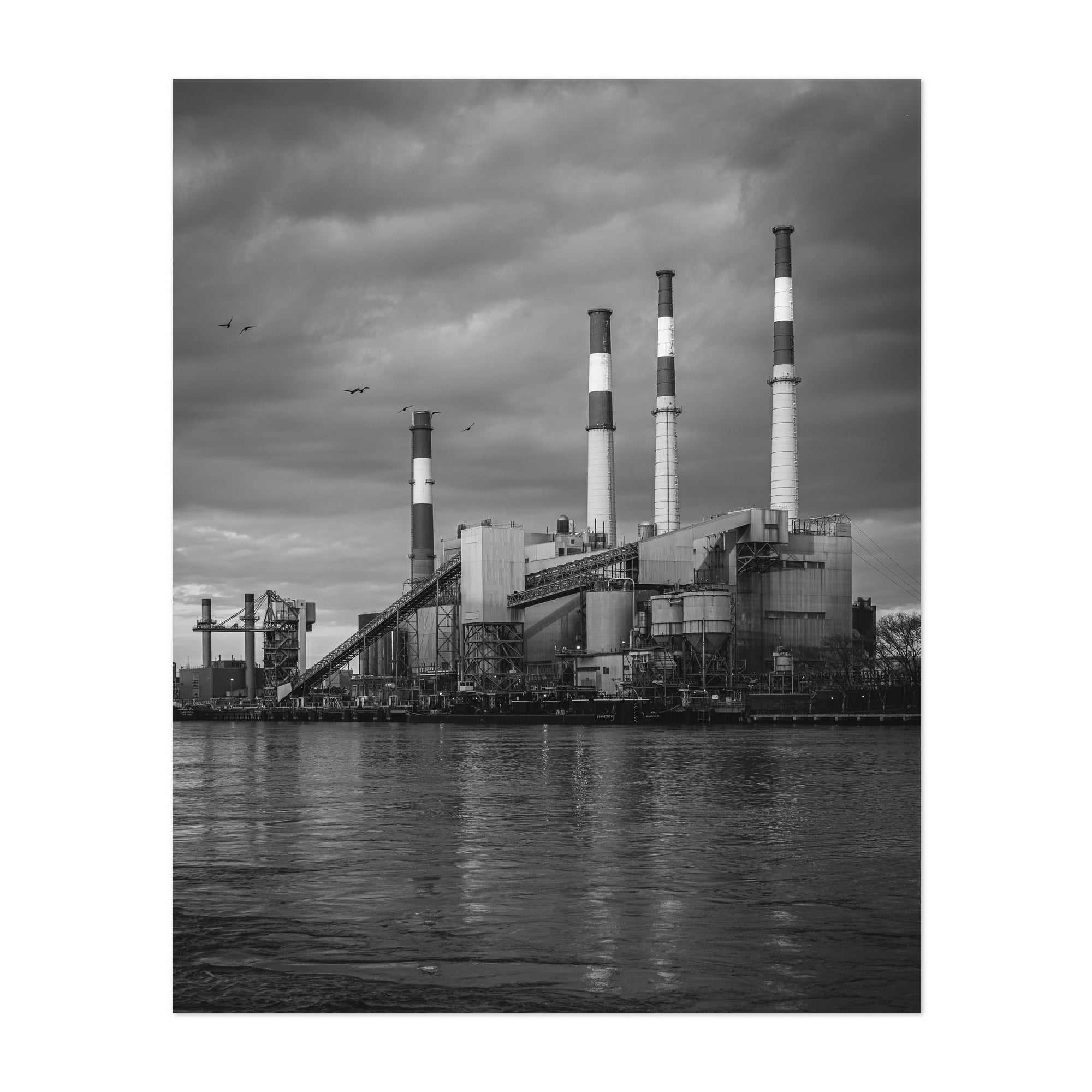 Ravenswood Generating Station B&W - Manhattan New York Photography ...