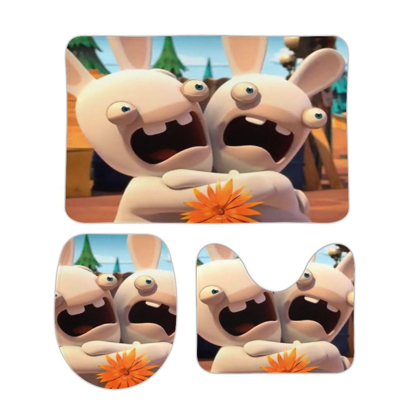 Raving Ra_bbids American Horror Stories Anime Coral Velvet Floor Mat ...