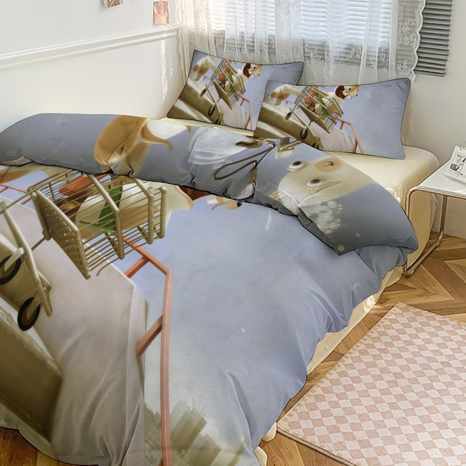 Raving Ra_bbids Anime Cover 3 Piece Bedding Set,Teen Anime Comforter ...