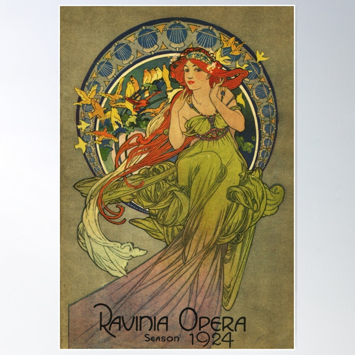 Ravinia Opera By Louis Hingre - Art Nouveau - Vintage Art Poster Wall ...