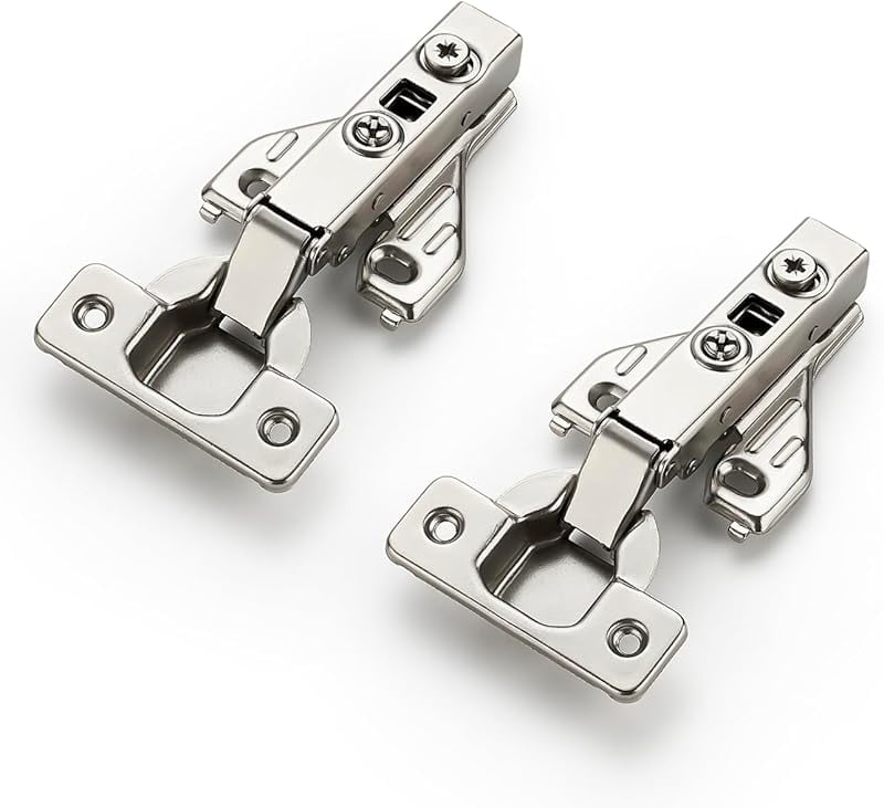 Ravinte 1 Pair 2 Packs Full Overlay Cabinet Door Hinges,105 Degree ...