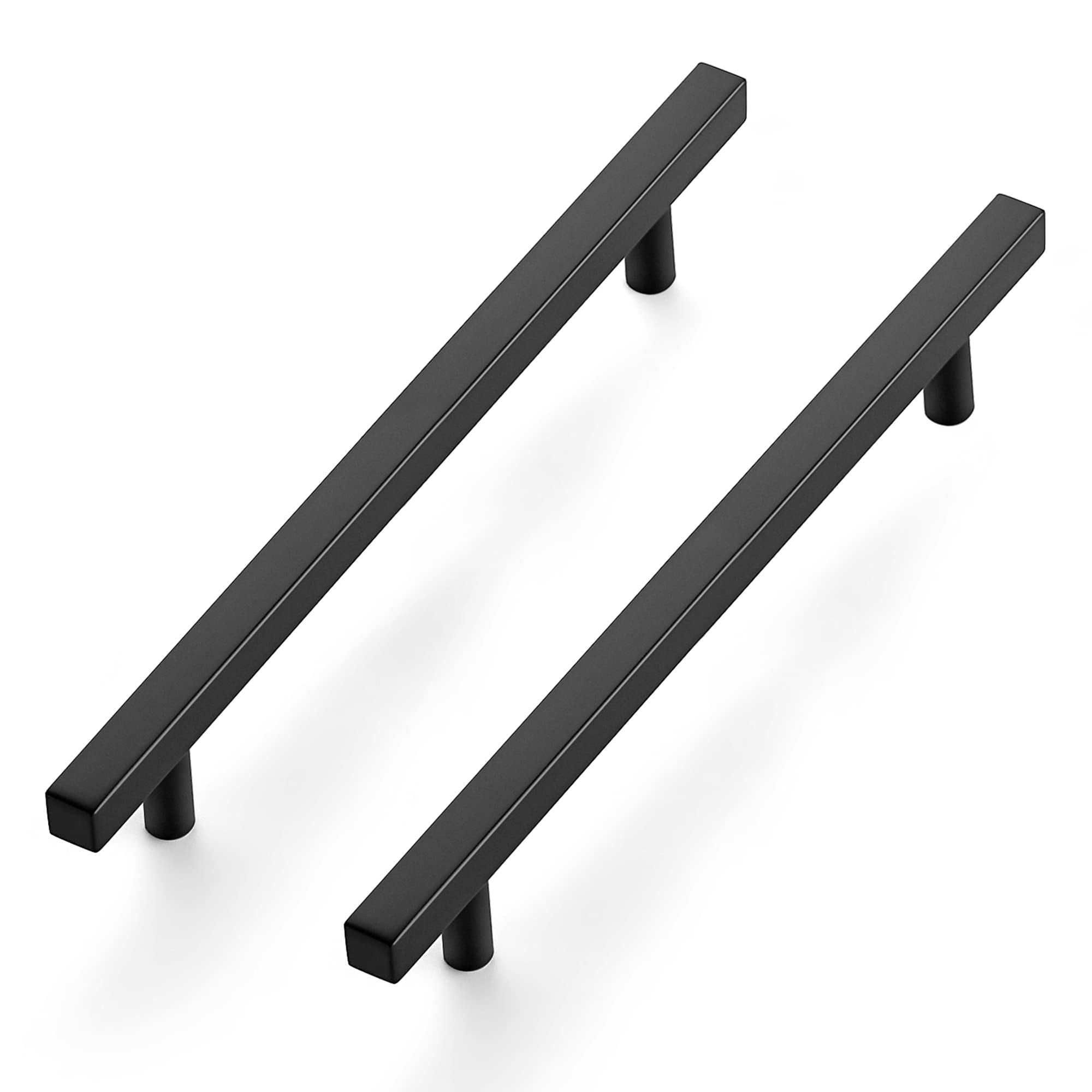 Ravinte 30 Pack 10" Square Cabinet Pulls Matte Black Stainless Steel ...