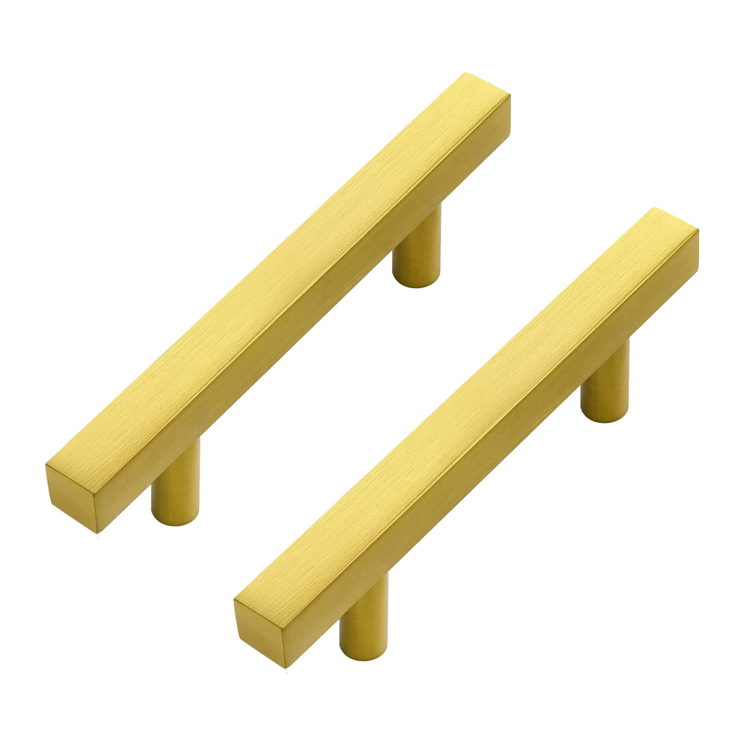 Ravinte 30 Pack 5 inch Square Cabinet Pulls Brushed Brass Stainless ...