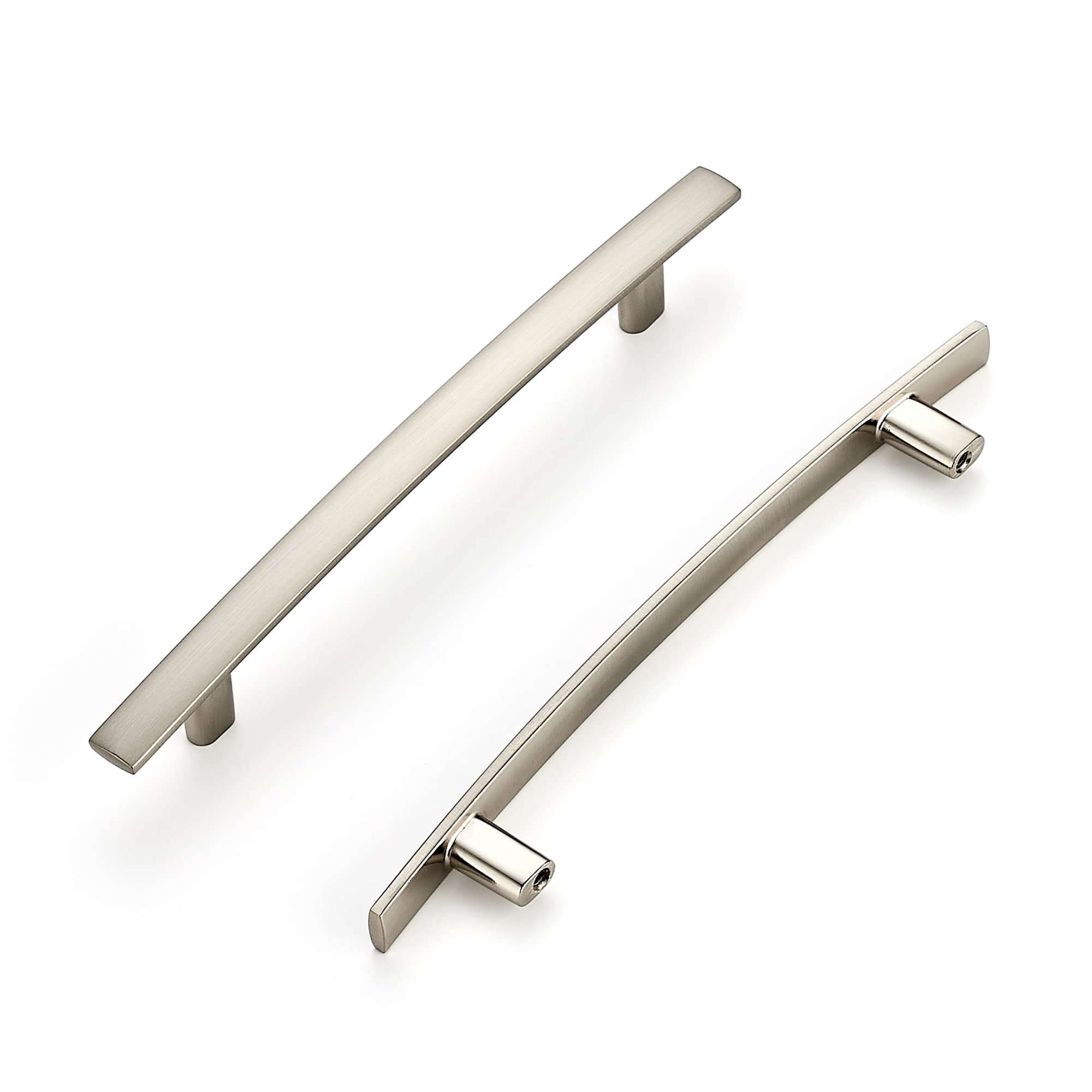 Ravinte 30 Pack Cabinet Handles Brushed Nickel Cabinet Pulls Kitchen ...