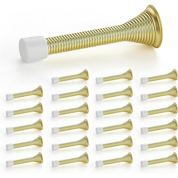 Ravinte Door Stoppers, 12 Pack Spring Door Stops with Rubber Bumper ...