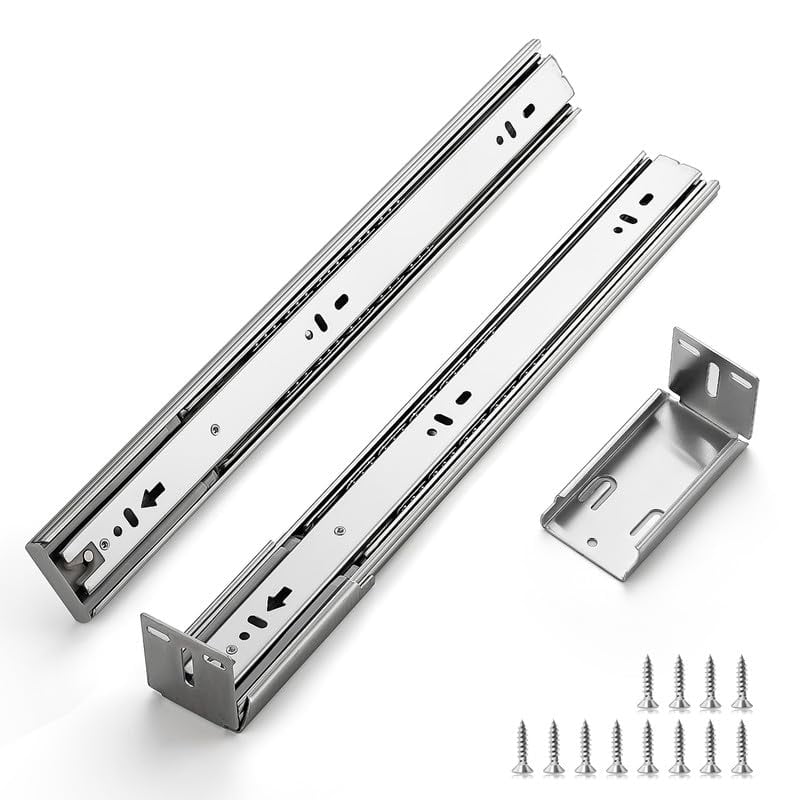 Ravinte Hardware 16 Inches Drawer Slides - 6 Pairs Soft Close Drawer ...