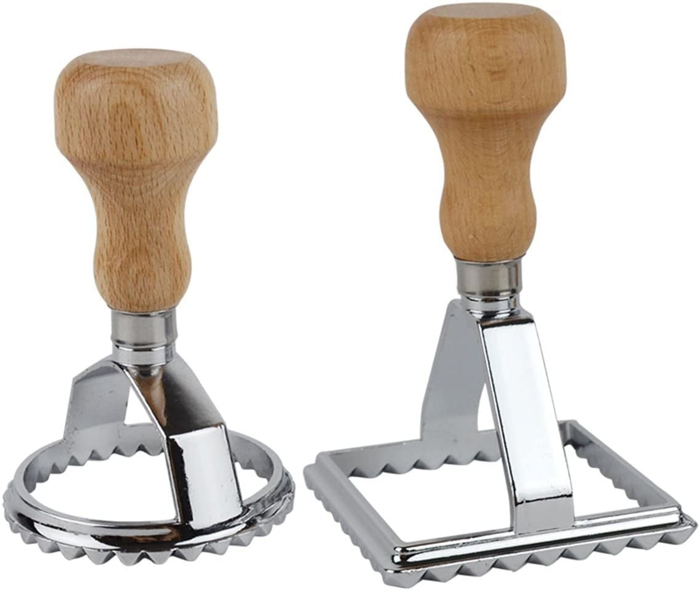 Ravioli Maker Cutter Stamps Set Round & Square Shape Ravioli Masker ...