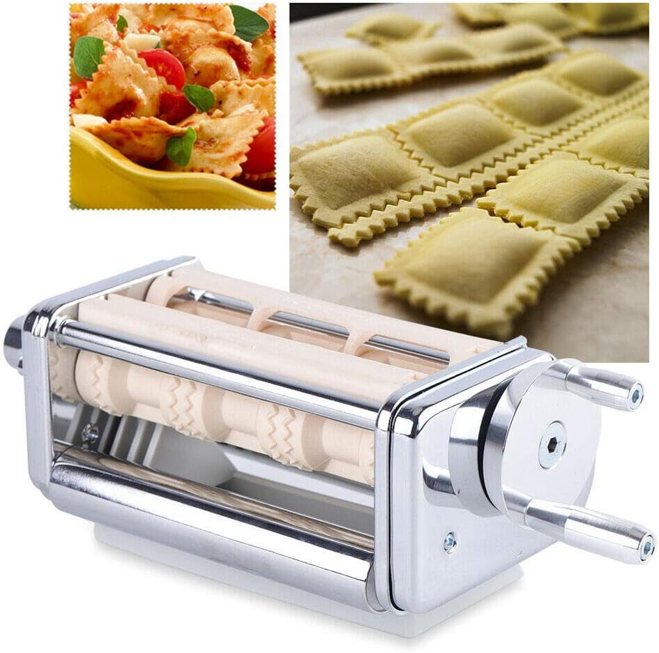 Ravioli Maker Kit, Electric Pasta Maker Kit,Mini Pasta Roller Cutter ...