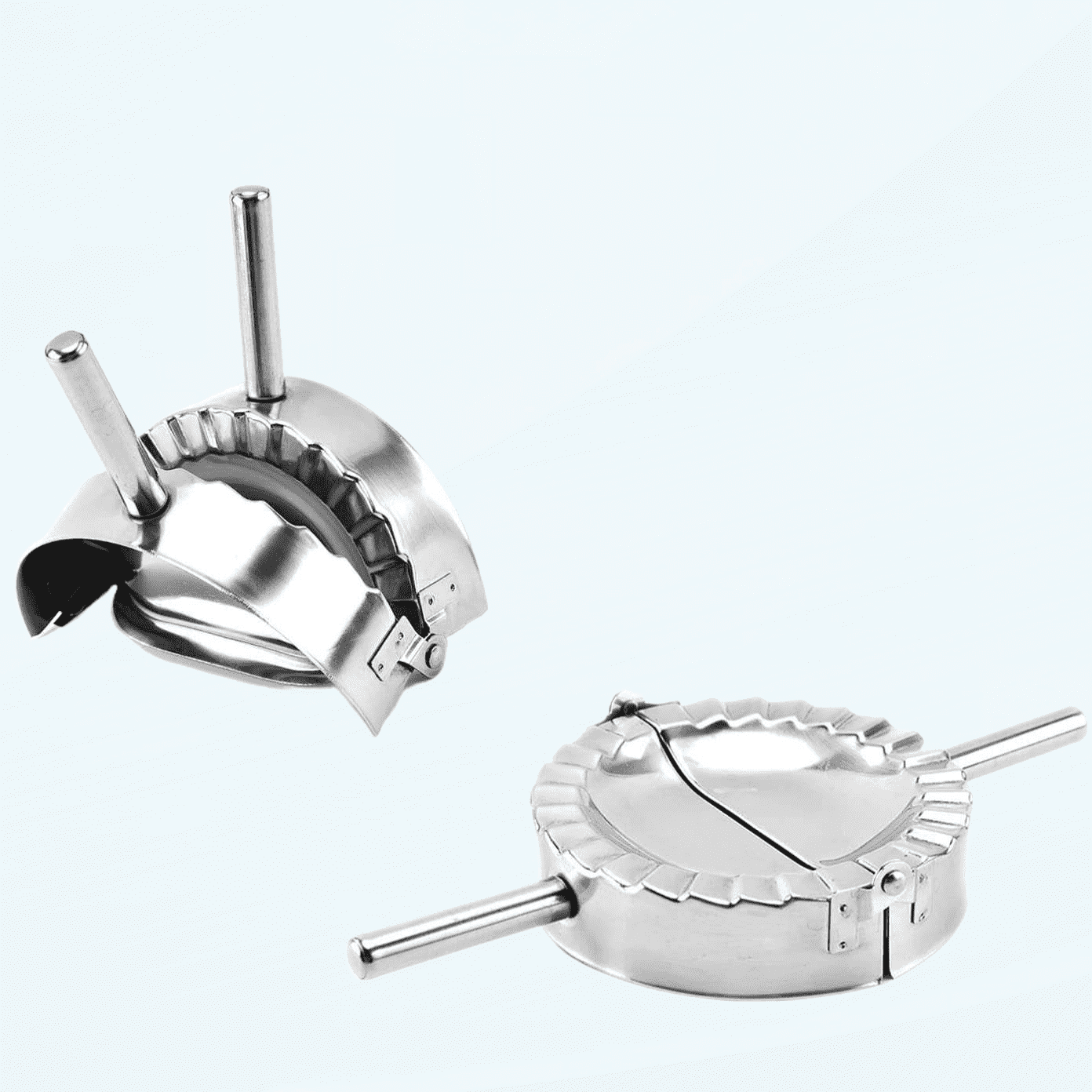 Ravioli Mold Pierogi Big Dumpling Maker & Cleaning Towel, Stainless ...