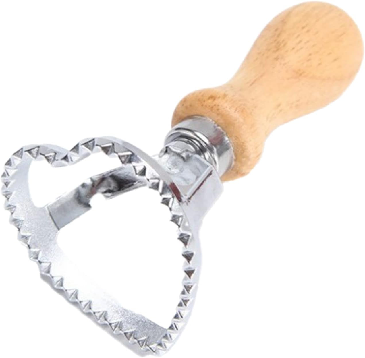 Ravioli Stamp Dough Round Shapes Mold with Wooden Handle Ravioli Maker ...